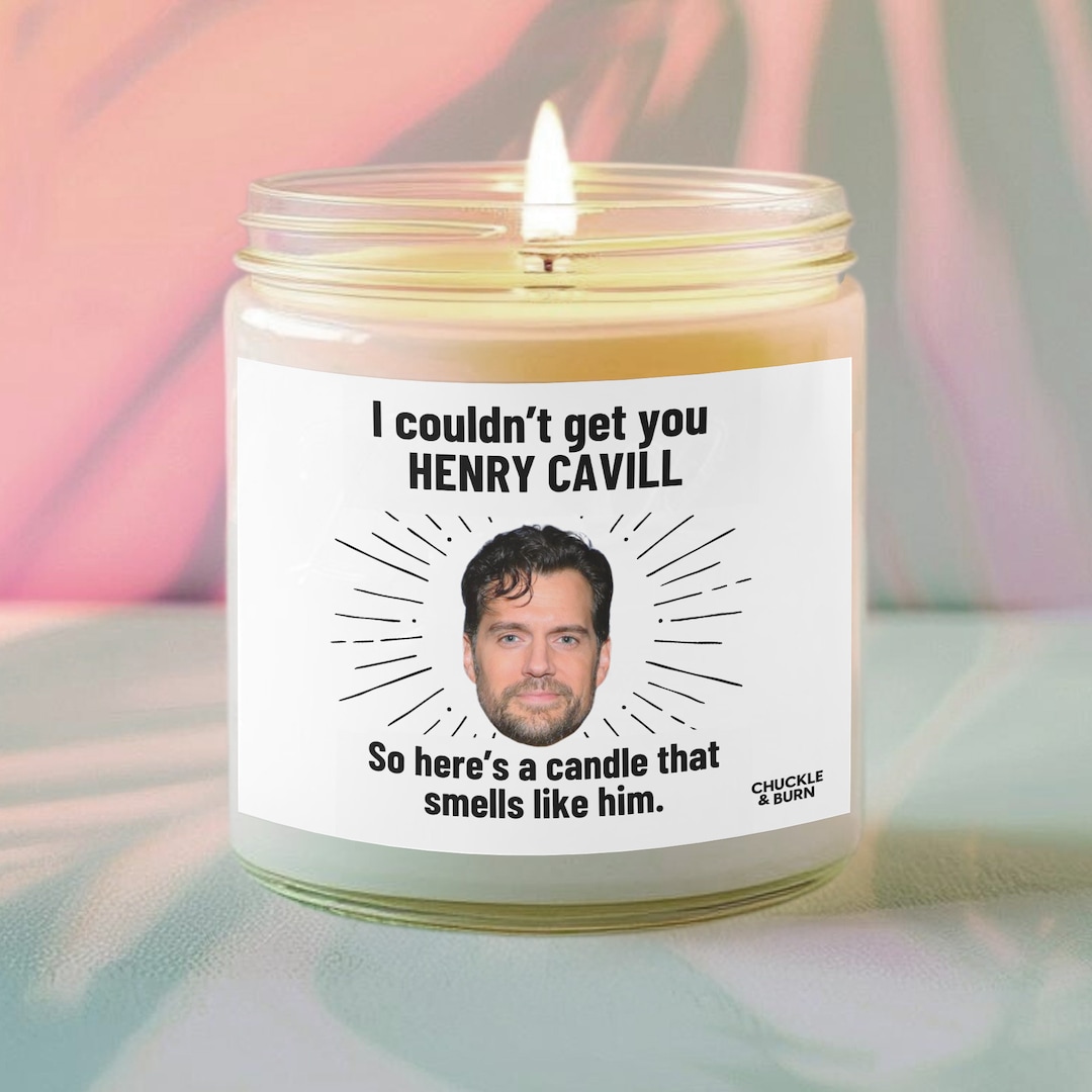 Smells Like Henry Cavill Candle | Henry Cavill Fan Gift, Best Friend ...