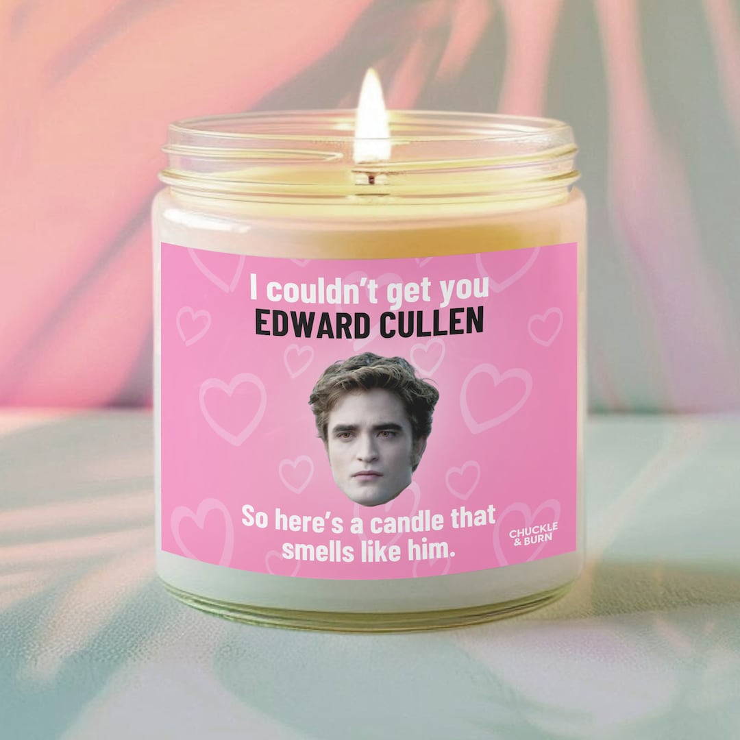Smells Like Edward Cullen Candle | Edward Cullen Robert Pattinson Fan ...