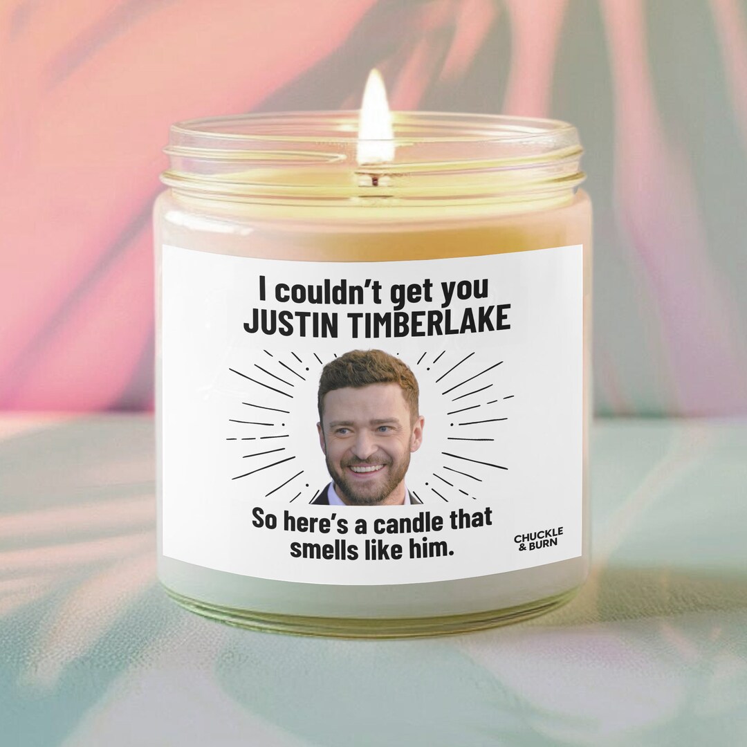 Smells Like Justin Timberlake Candle | Justin Timberlake Fan Gift, Best ...
