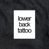 Lower Back Tattoo - Etsy