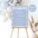 Editable Cielito Lindo Baby Shower Welcome Sign, Dusty Blue Mexican ...