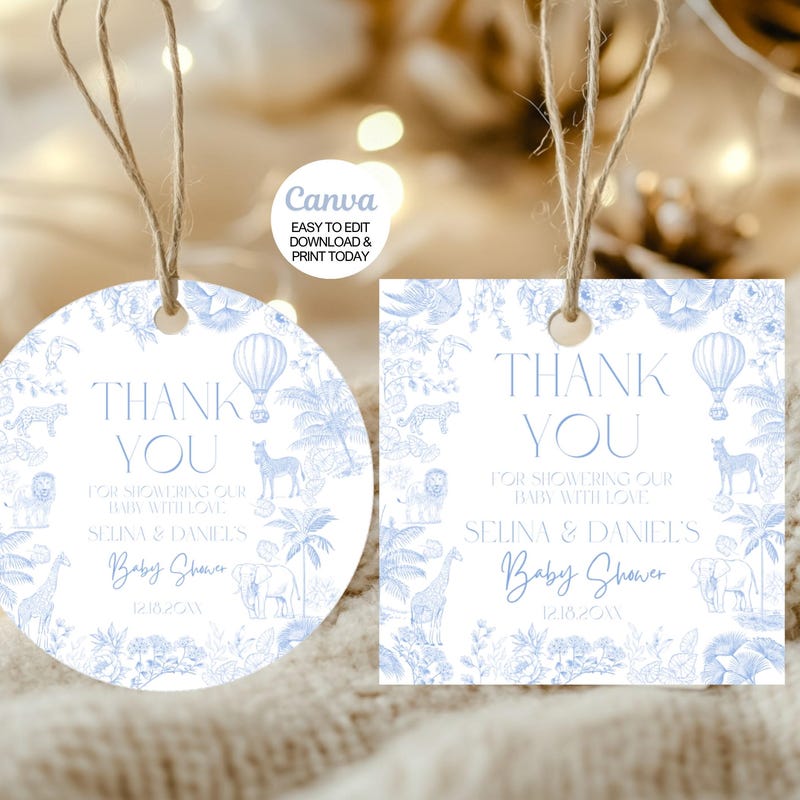 French Toile Party Favors - Etsy