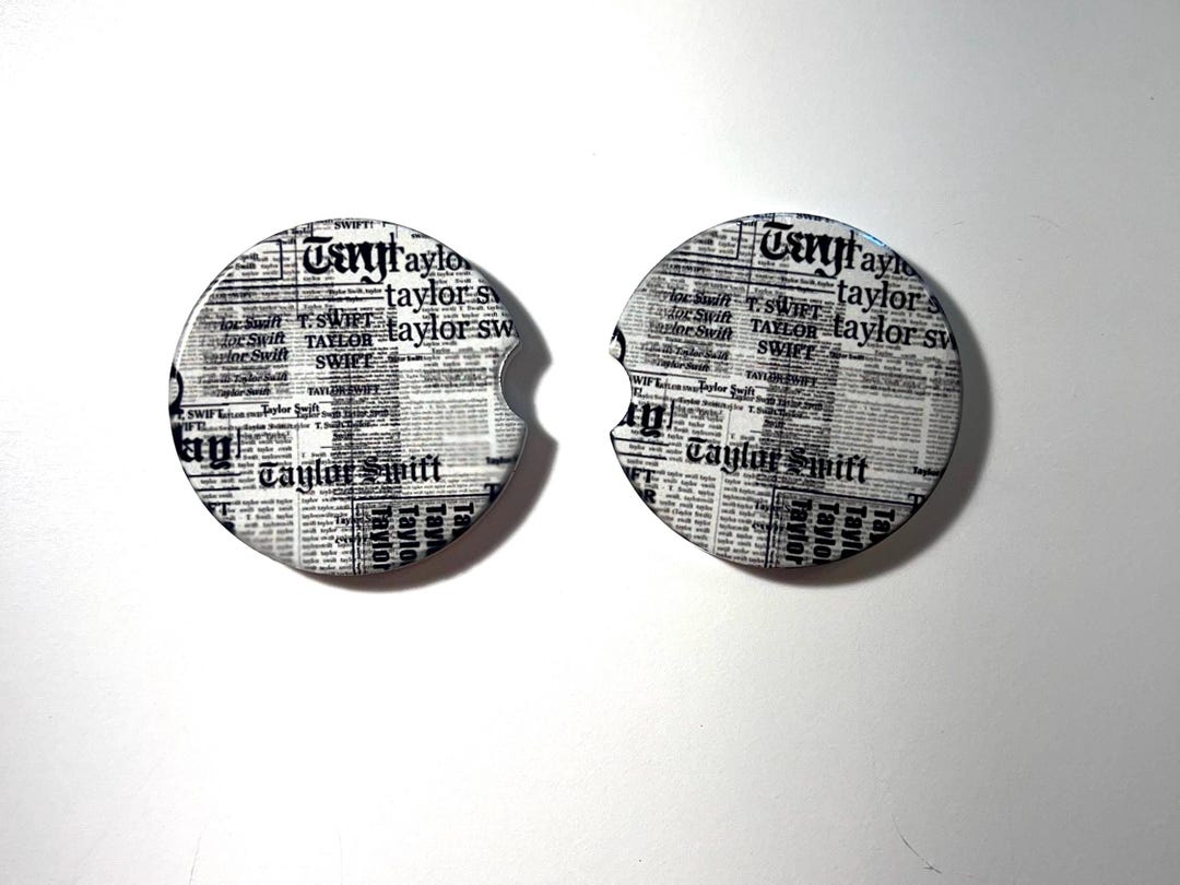 Taylor Swift: Reputation Newspaper Car Coasters - Etsy
