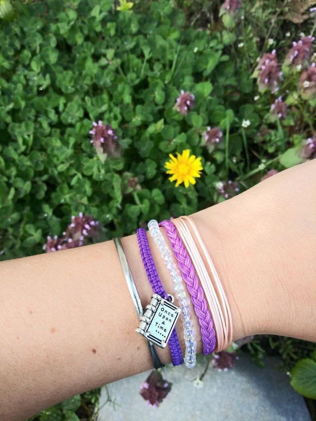 Book Lady Macrame Bracelet Bundle Handmade by Artefacet Once - Etsy