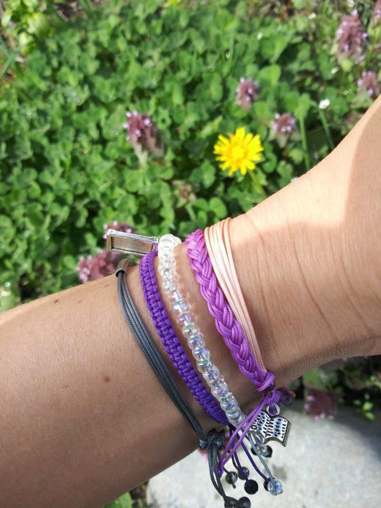 Book Lady Macrame Bracelet Bundle Handmade by Artefacet Once - Etsy