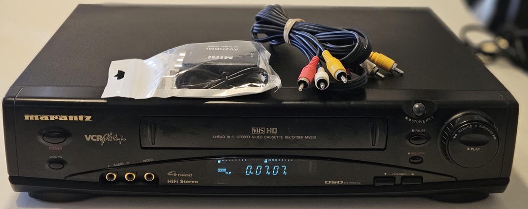Marantz MV510 VCR Plus VHS Player - Etsy
