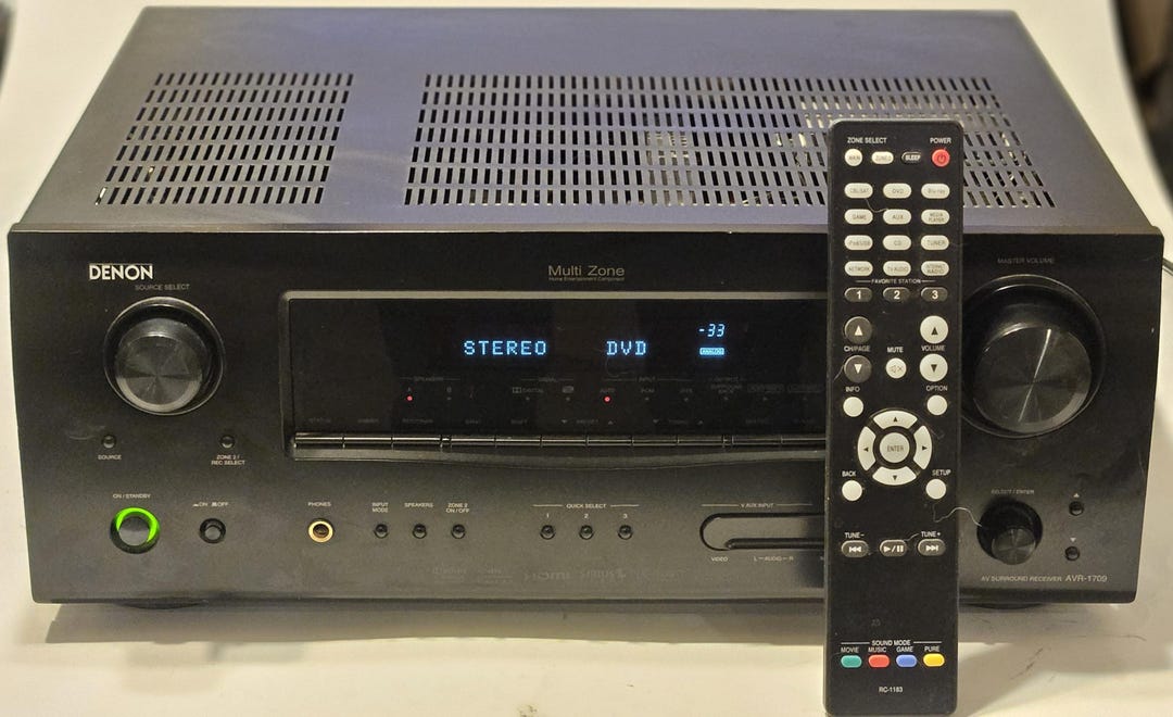 Denon AVR-1709 5.1 AV Surround Receiver Stereo - Etsy