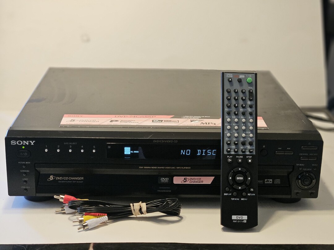 Sony DVP-NC655P 5-disc DVD Player - Etsy
