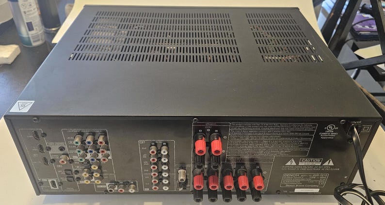 Denon AVR-1610 5.1 Channel HDMI Surround Sound Audio Video Receiver - Etsy