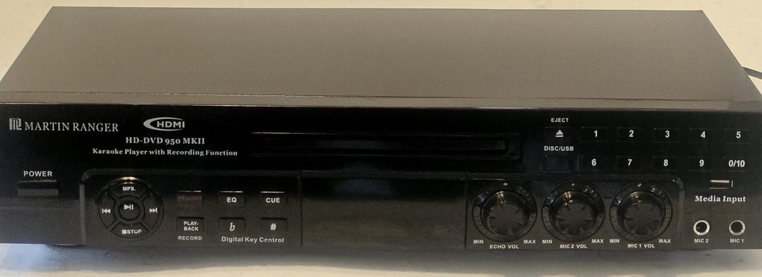 Martin Ranger DVD950 II HD USB Karaoke Dvd Player - Etsy