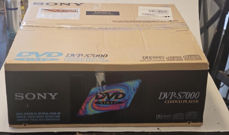 Sony Dvp-s7000 DVD Player (complete in Box) - Etsy
