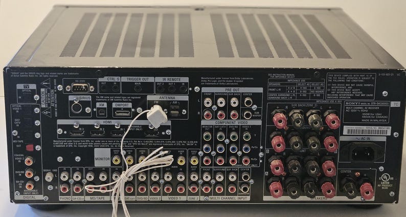 Sony STR-DA3300ES Multi Channel AV Receiver - Etsy