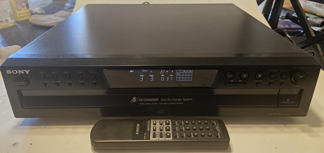Sony CDP-CE275 5-disc CD Changer W/ Remote - Etsy