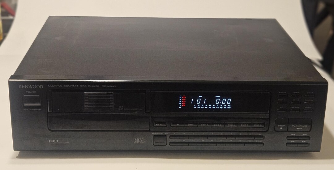Kenwood 6-disc Magazine Compact Disc Player Dp-m993 - Etsy