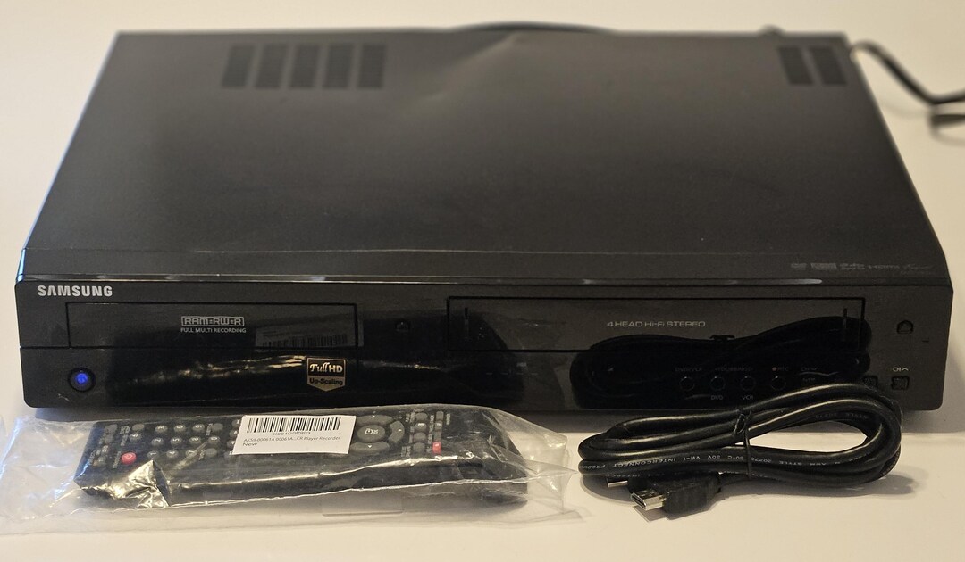Samsung DVD-VR375 1080P DVD Recorder and VCR Combo - Etsy