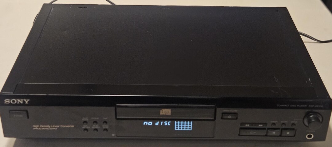 Sony CDP-XE500 CD Player W/ Digital Optical Output - Etsy