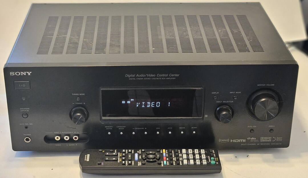 Sony STR DG710 6.1 Channel 630 Watt Receiver - Etsy