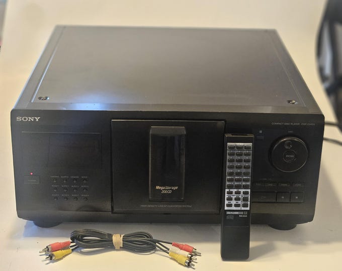 Sony CDP-CX225 200 Disc Carousel CD Changer - Wear on Top - Etsy