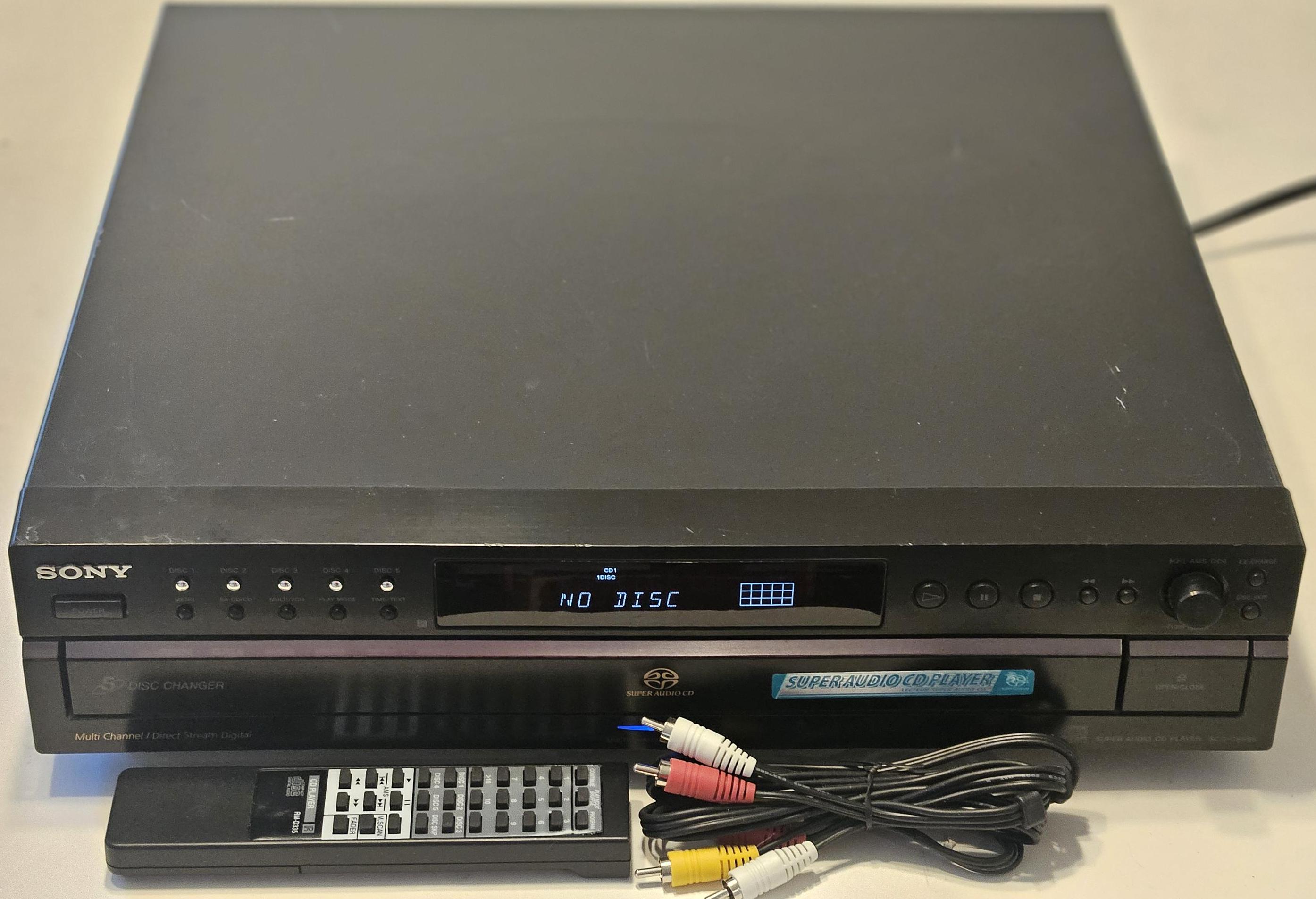 Sony SCD-CE595 5-disc SACD and CD Player W/ Remote - Etsy