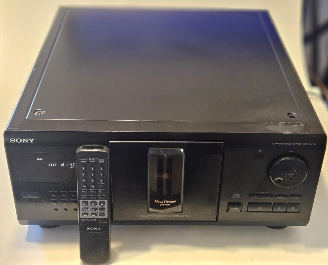 Sony CDP-CX225 200-disc Carousel CD Changer - Etsy
