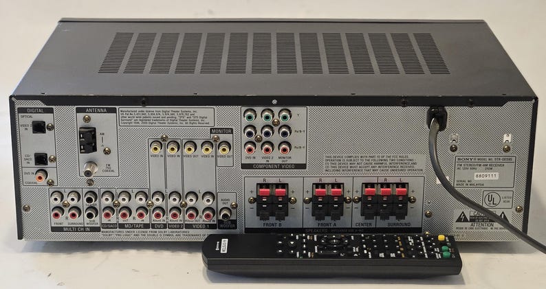Sony STR-DE595 Home Stereo Receiver 5.1 Digital Audio Video 210W - Etsy