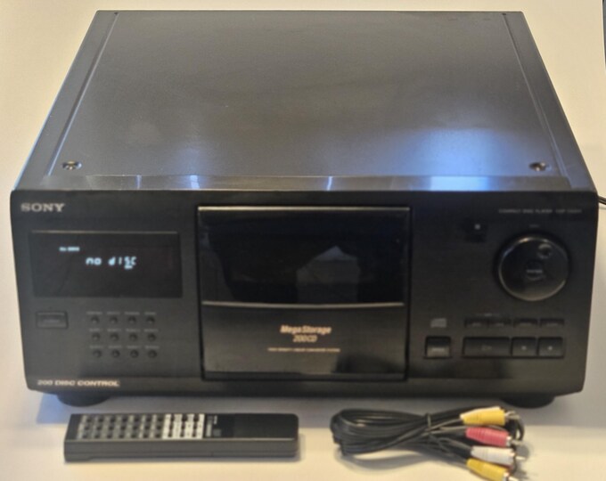 Sony CDP-CX200 200-disc Carousel CD Changer - New Belts Installed - Etsy