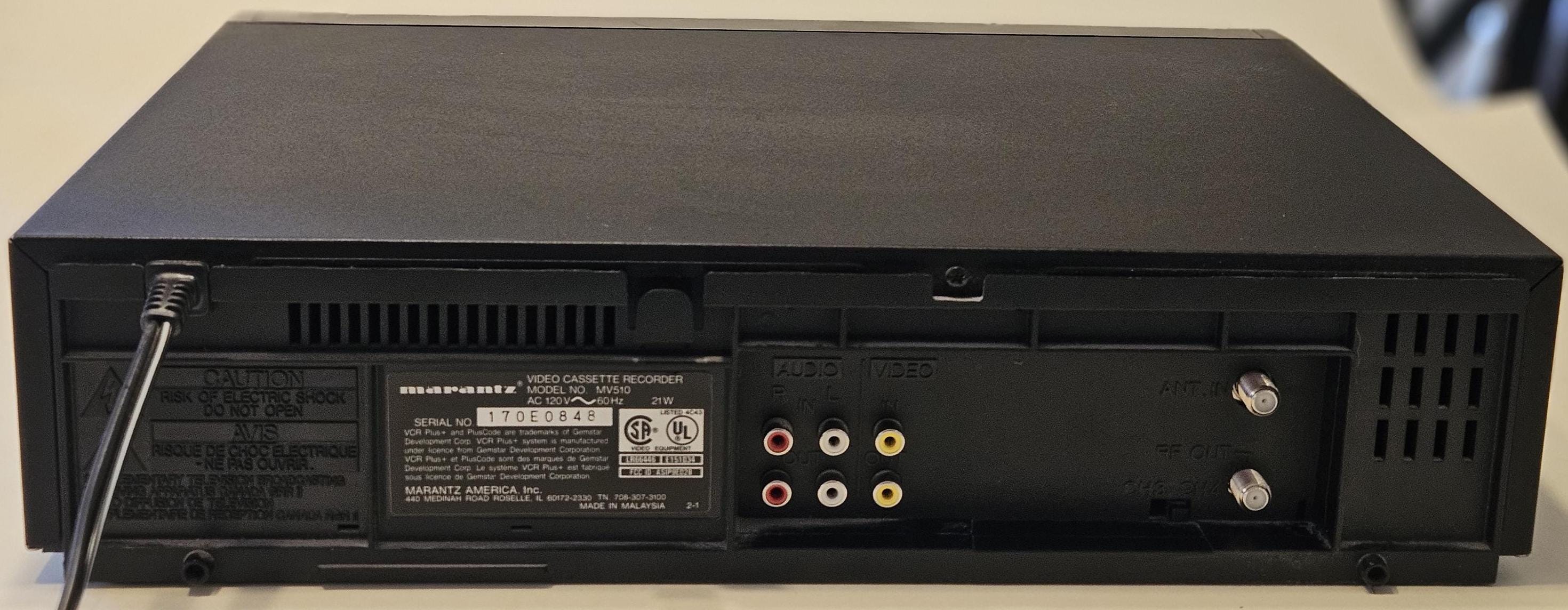 Marantz MV510 VCR Plus VHS Player - Etsy