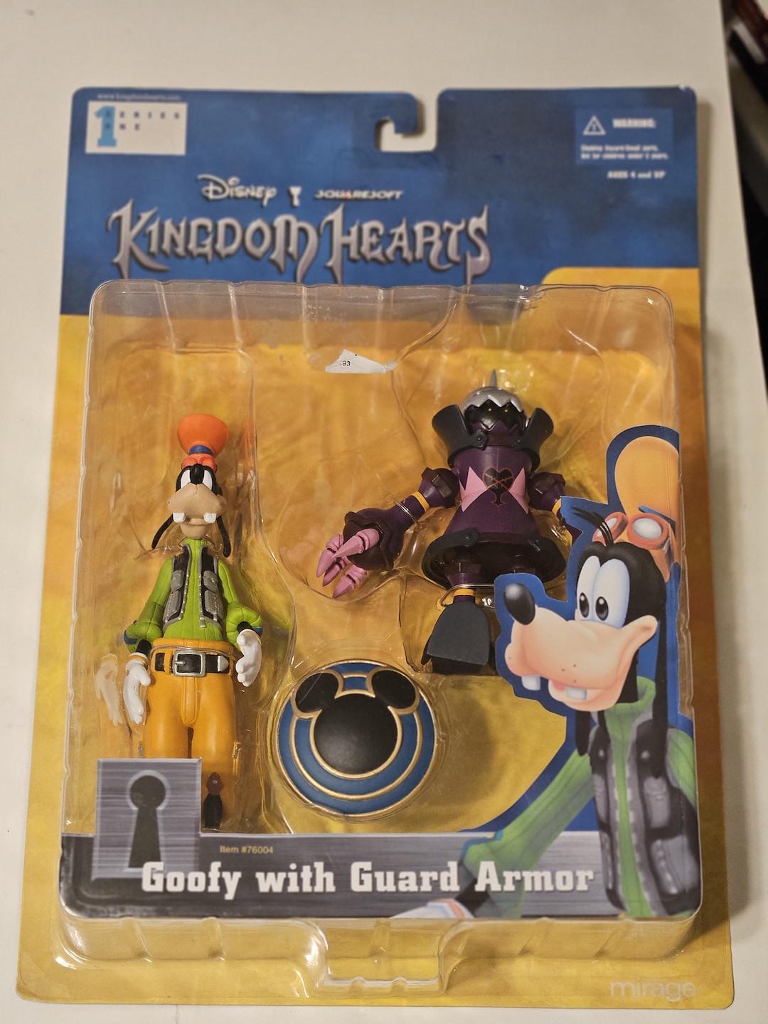 Kingdom Hearts Square Enix Action Figure Goofy With Guard Armor New in ...
