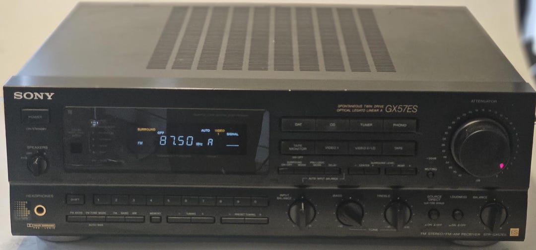 Sony STR-GX57ES Stereo Receiver - Etsy