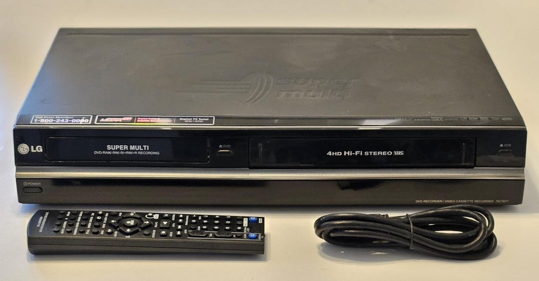 LG RC797T Combo Player Vhs to Dvd Recorder Hdmi 1080p Digital TV Tuner ...