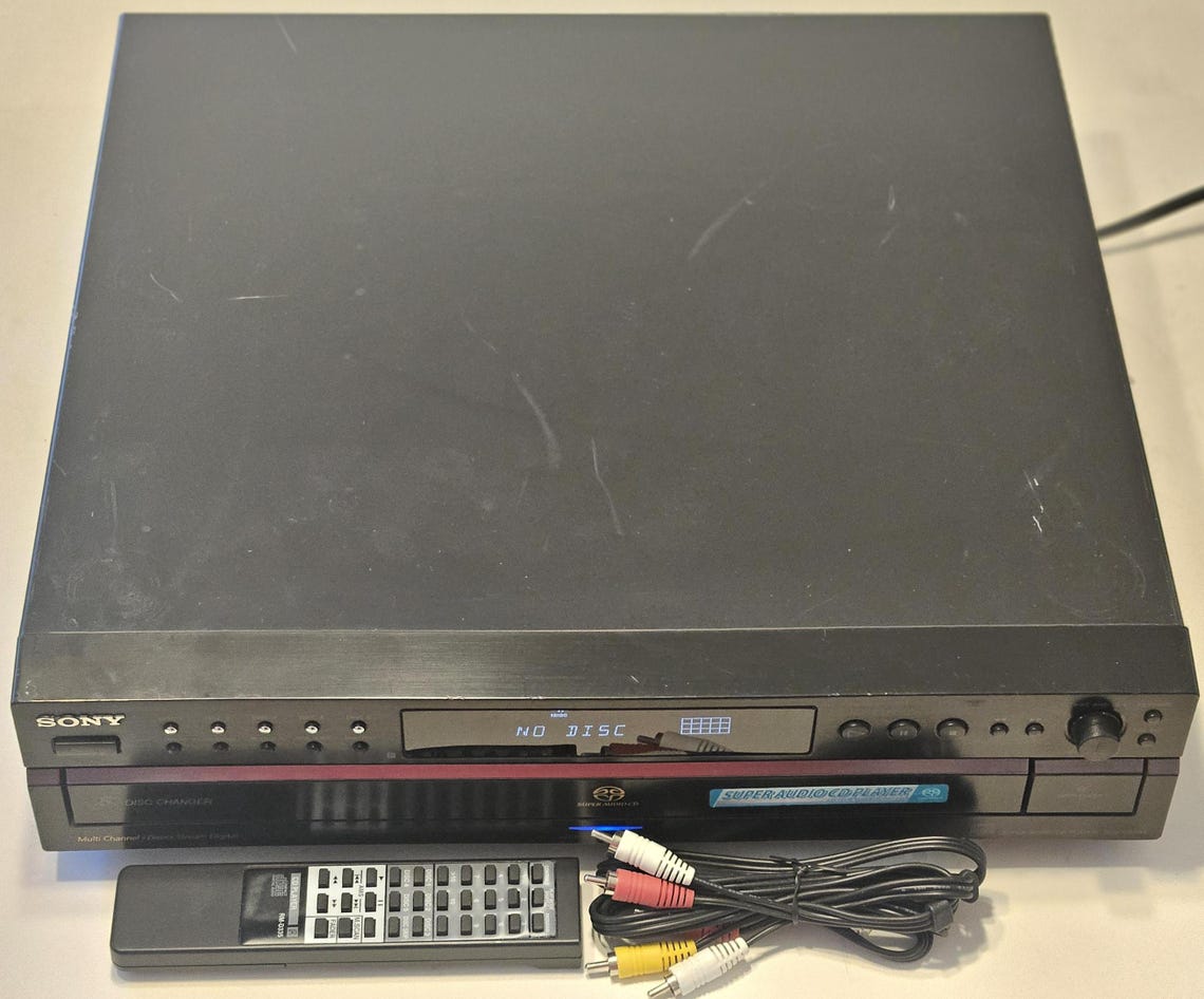 Sony SCD-CE595 5-disc SACD and CD Player W/ Remote - Etsy
