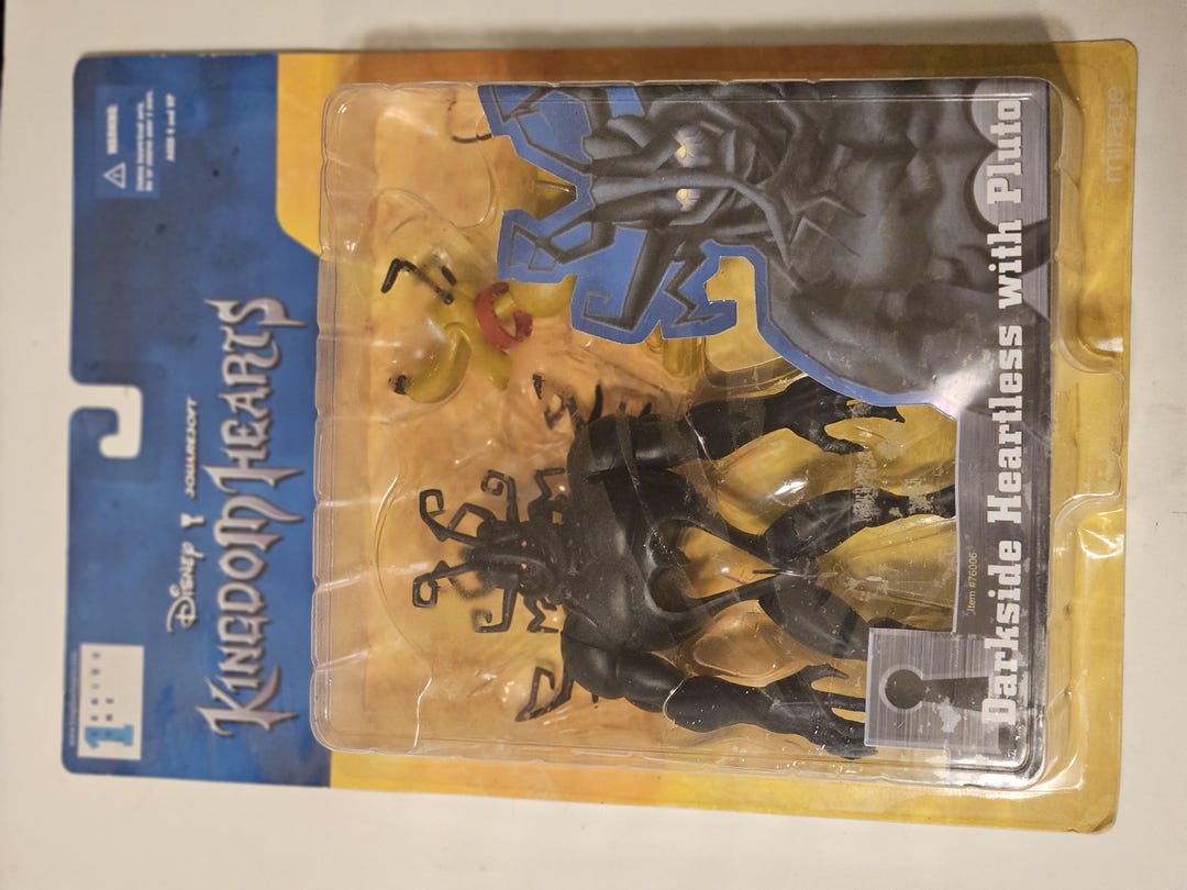 Kingdom Hearts Square Enix Action Figure Darkside Heartless With Pluto ...