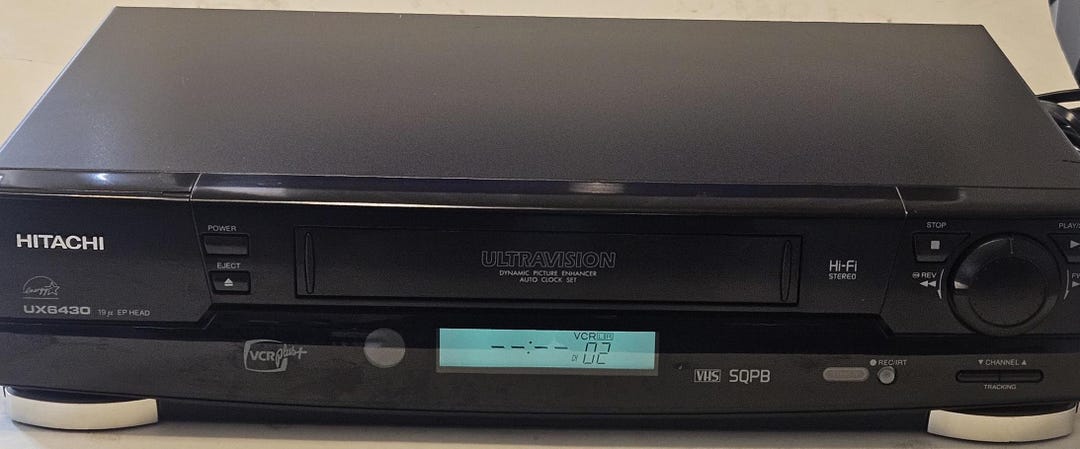 HITACHI UX6430 Hi Fi Stereo VHS VCR Player - Etsy