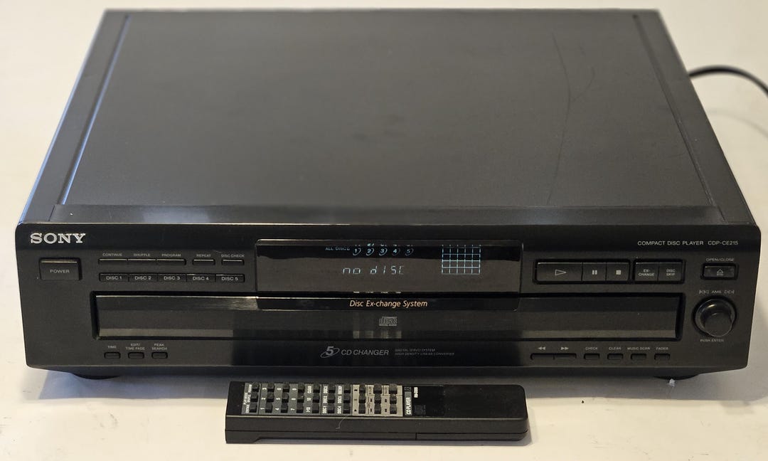 Sony CDP-CE215 5 CD Disc Changer Carousel - Etsy