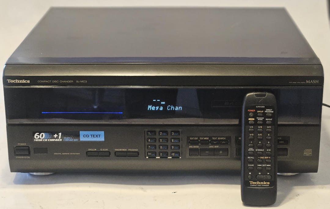 Technics SL-MC3 60+1 CD Changer W/ Remote - Etsy