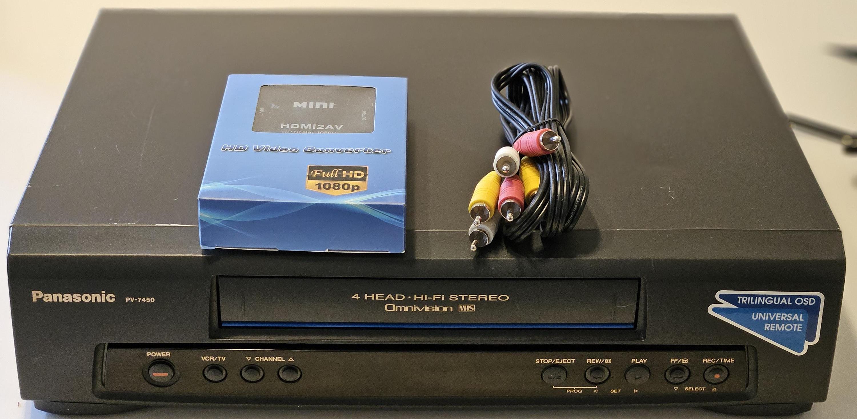 Panasonic PV-7450 Omnivision VCR VHS Player - Etsy