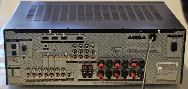 SONY STR-DG810 6.1 Channel HDMI Receiver - Etsy