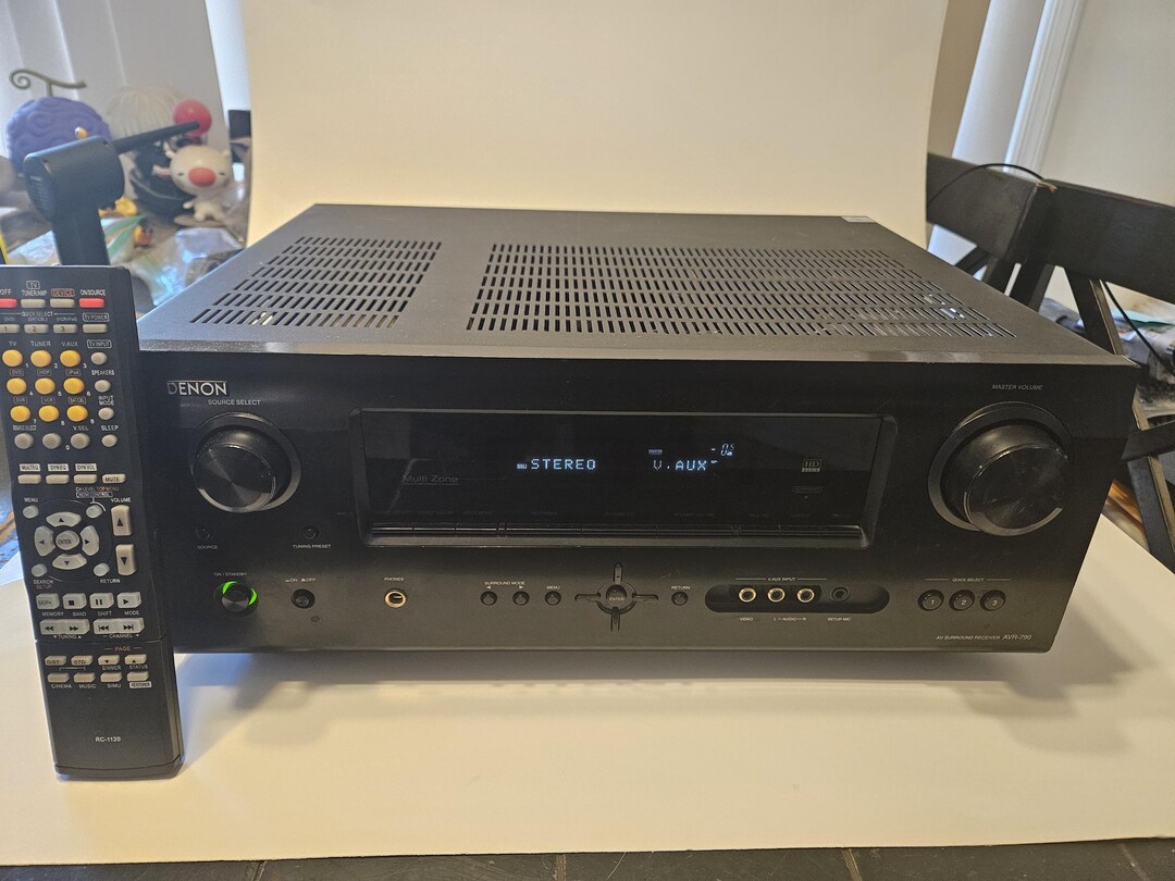 Denon Avr-790 7.1-channel Multi-zone Home Theater Receiver With 1080p ...