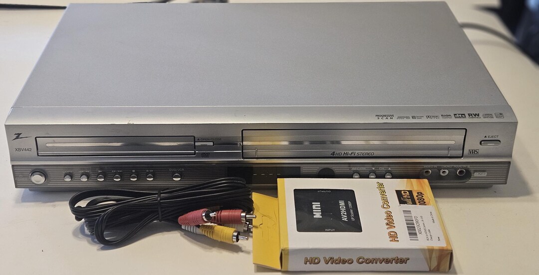 Zenith XBV442 Progressive-scan DVD/VCR Combo - Etsy