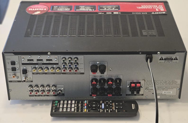 Sony STR-DG510 - AV Receiver - 5.1 Channel - HDMI - Etsy