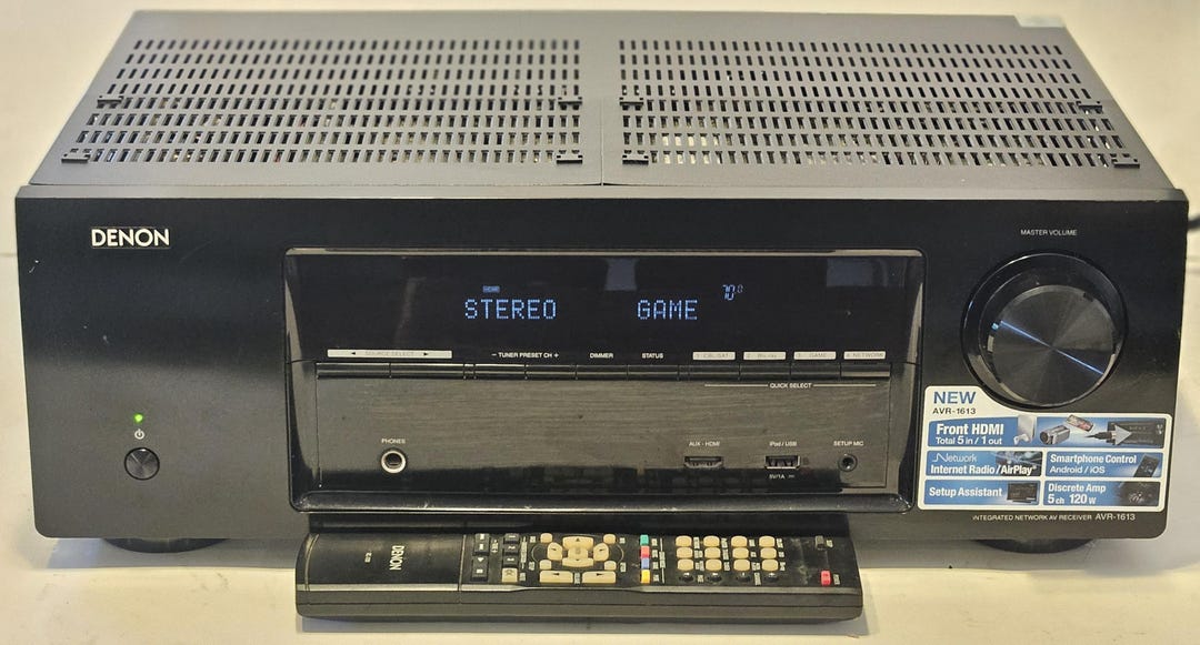 Denon AVR-1613 Integrated Network AV Receiver 5.1-channel - Etsy