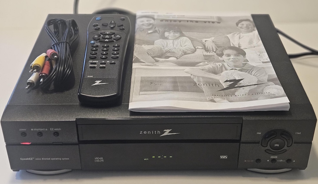 Zenith VRC420 4-head Hi-fi VCR - Etsy