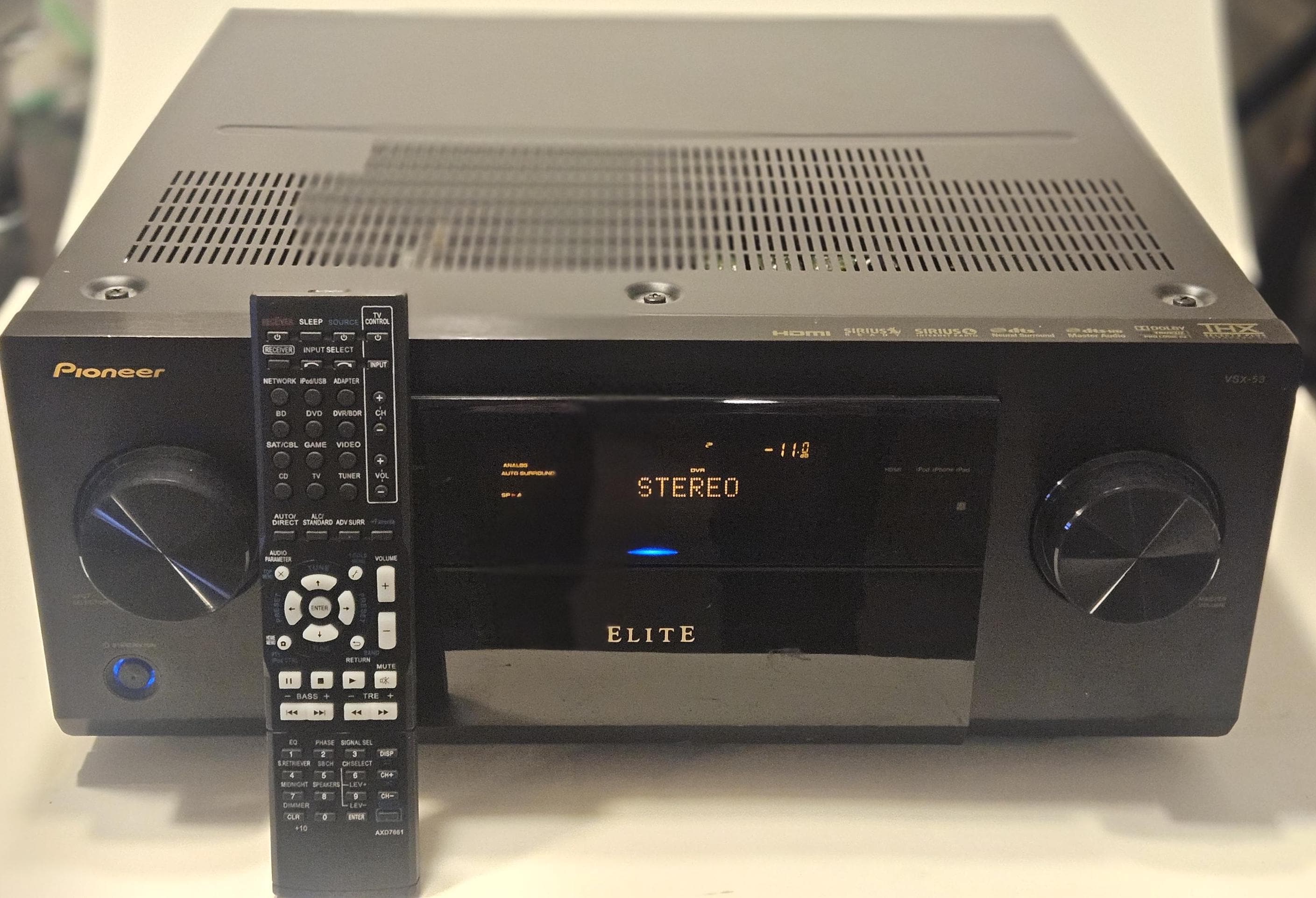 Pioneer Elite VSX 53 7.1 Channel 110 Watt Receiver - Etsy