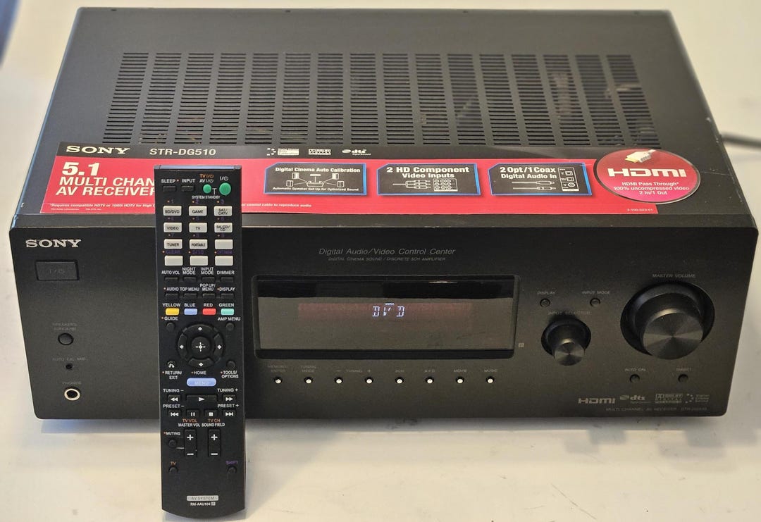 Sony STR-DG510 - AV Receiver - 5.1 Channel - HDMI - Etsy