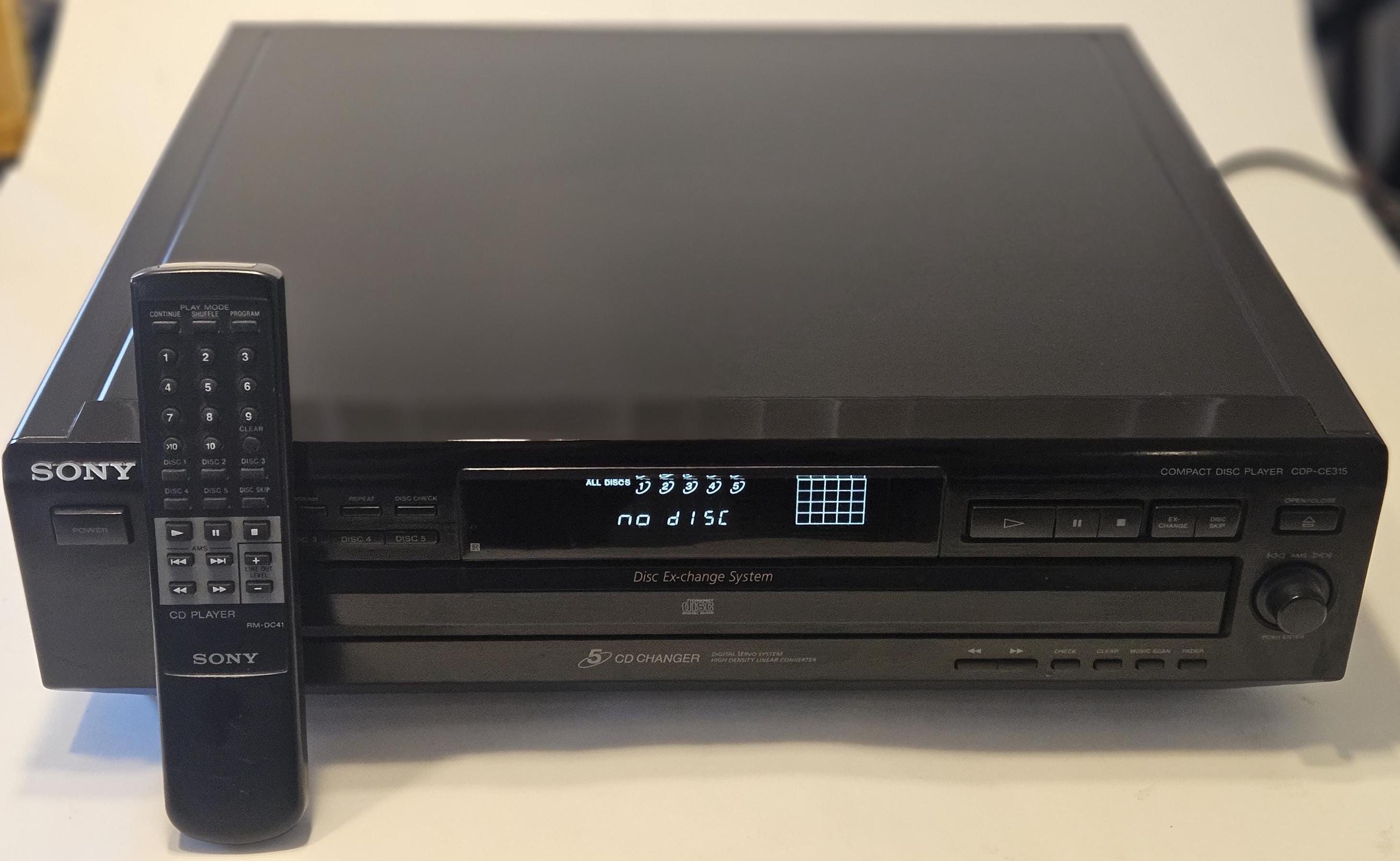 Sony CDP-CE315 5 CD Disc Changer Carousel - Etsy