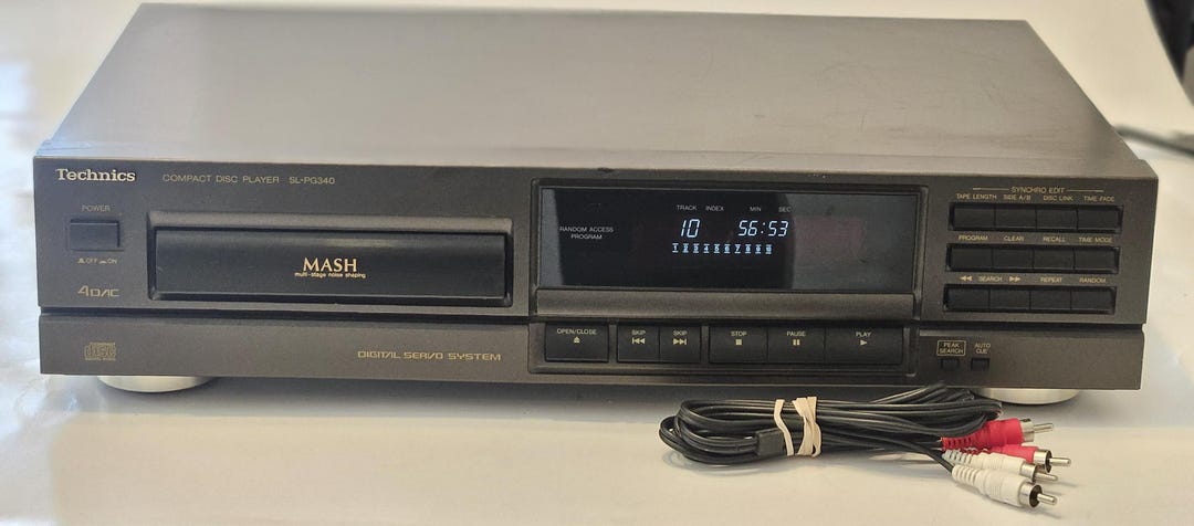 Technics SL-PG340A Compact Disc Player MASH Digital Servo System - Etsy