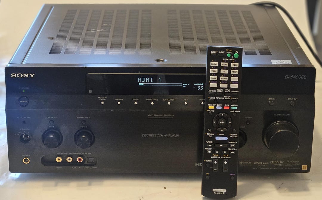 Sony STR-DA5400ES AV 7.1 Channel 840 Watt Receiver - Etsy
