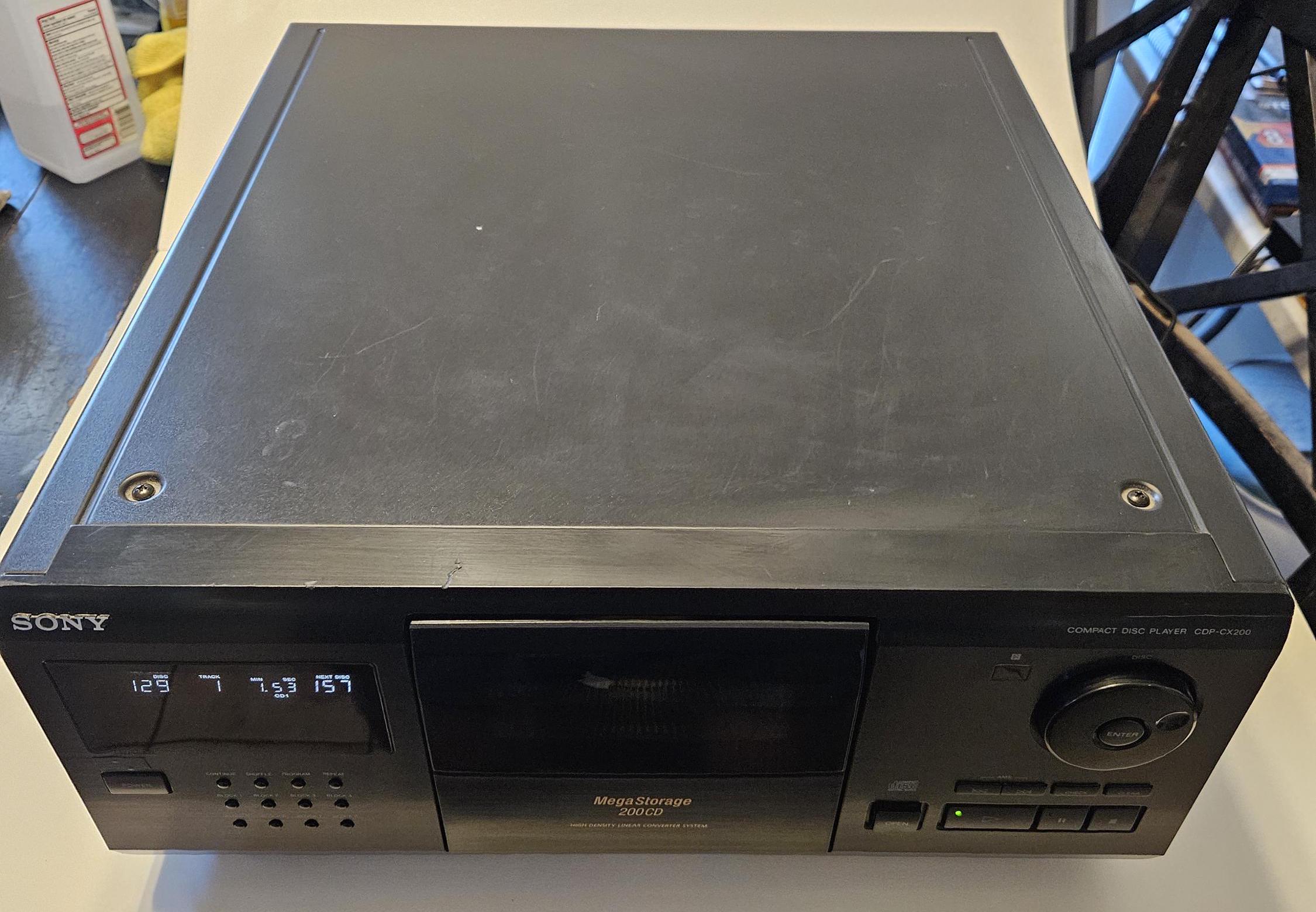 Sony CDP-CX200 200 CD Changer - Etsy