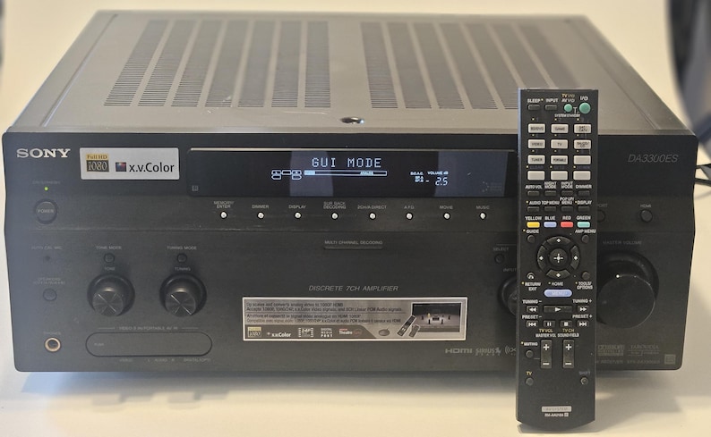 Sony STR-DA3300ES Multi Channel AV Receiver - Etsy