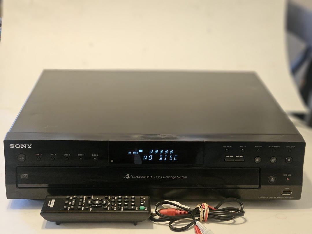 Sony CDP-CE500 CD 5 Disc Changer USB - Etsy